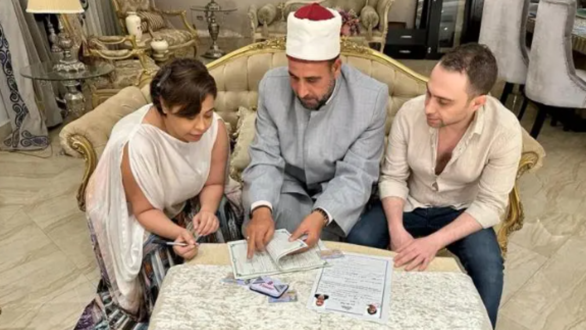 Sherine and Hossam get married again | Al Bawaba